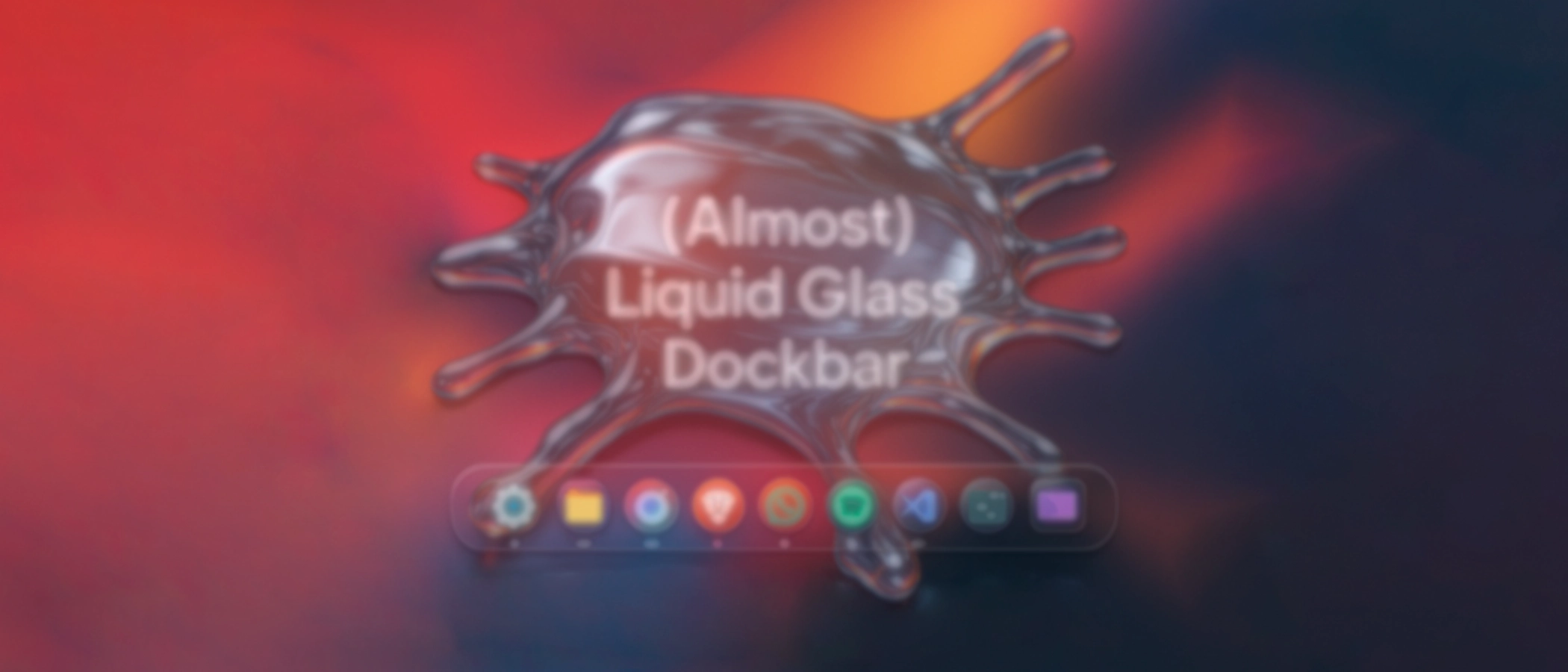 Bijna Liquid Glass Dockbar Seelen Bijna Liquid Glass Dockbar Seelen